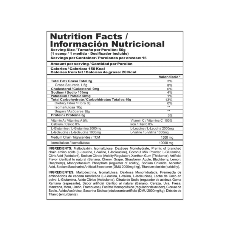 Mega Carbs Nutramerican - Power Nutrition