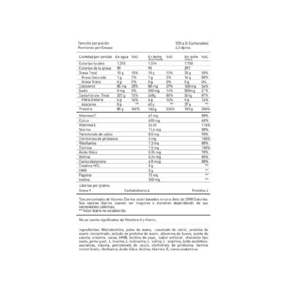 TNT Mega Mass Gainer Neopharma - Power Nutrition