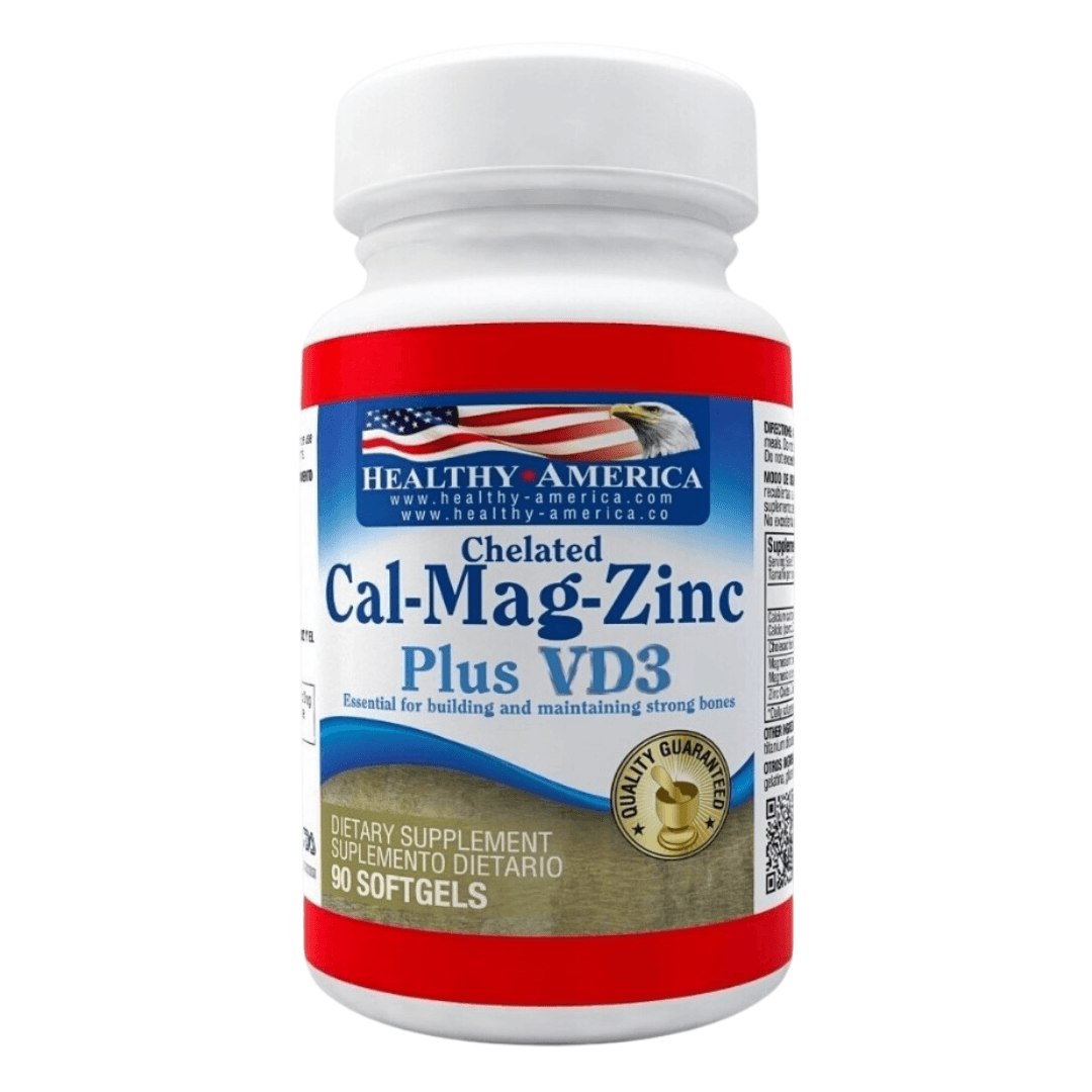 Calcio-Magnesio-Zinc Healthy America - Power Nutriton