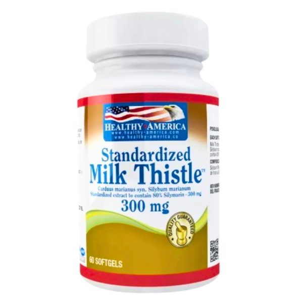 Milk Thistle Protector Hepático Healthy America - Power Nutriton